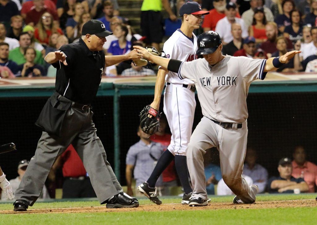 McCann, Drew homer, Yankees break 5-game skid, beat Indians - The ...