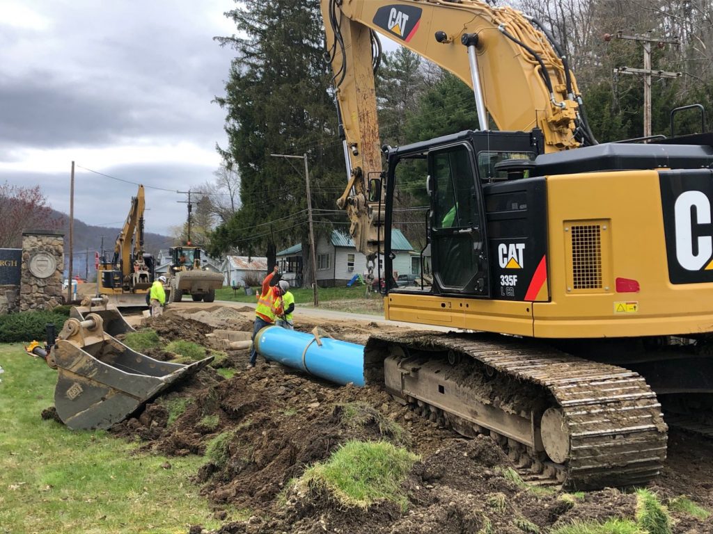 Installation of transmission water main moving along steadily - The ...