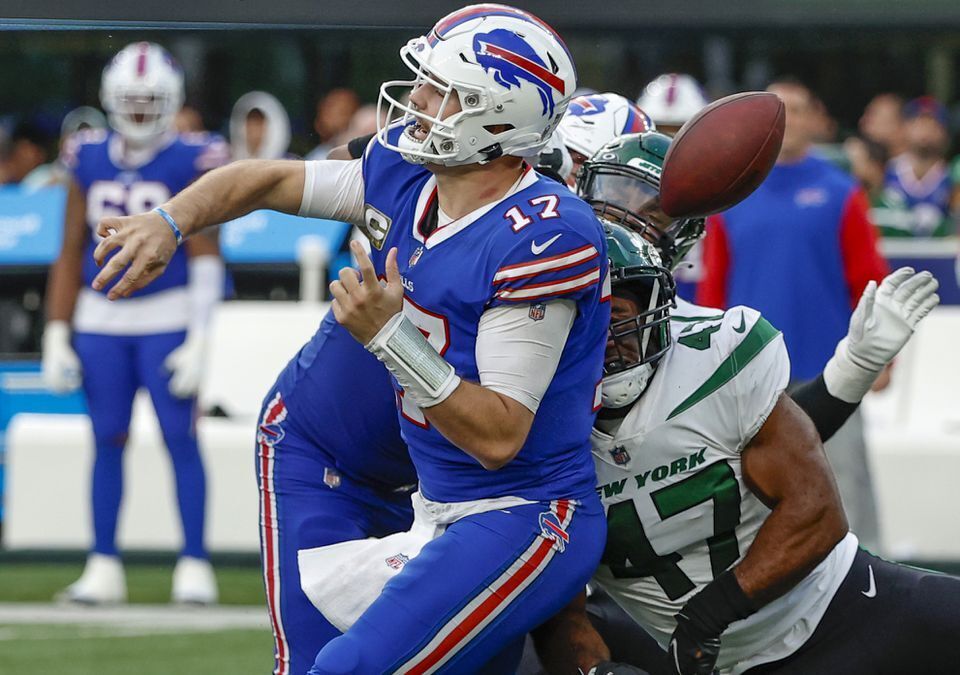 Bills QB Allen's status uncertain with throwing elbow injury - The ...