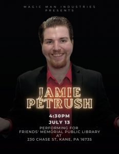 Kane library hosts ‘Magic Man’ Thursday - The Bradford Era