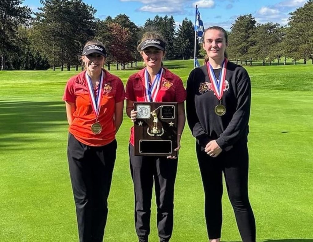 Three-peat, repeat: Lady Owls claim another D9 girls golf title; Leet ...