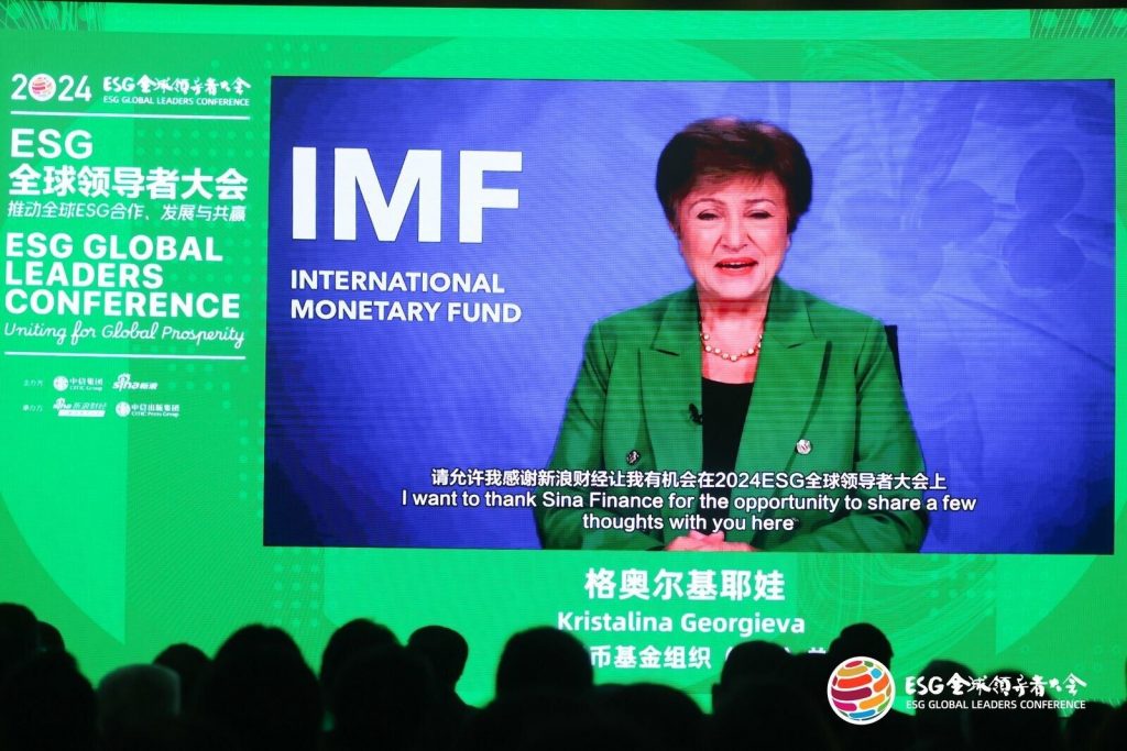 Remarks by IMF Managing Director Kristalina Georgieva at the 2024 ESG Global Leaders Conference ...