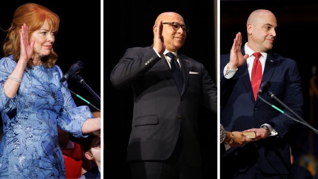 Republican row officers sworn-in after historic sweep - The Bradford Era