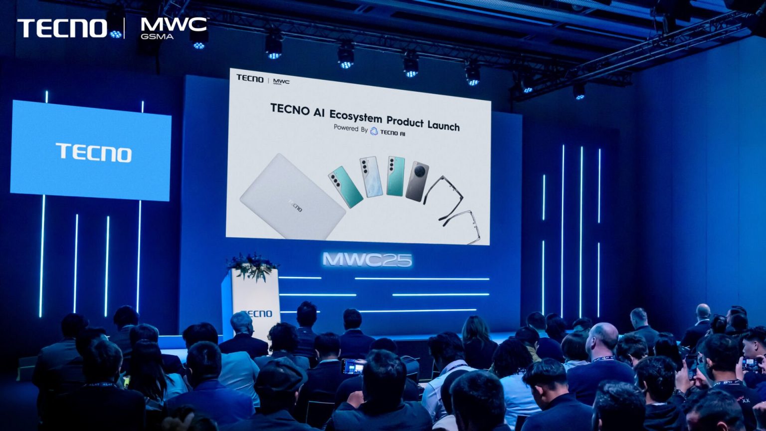TECNO Showcases Next-Gen AI Ecosystem Products at MWC Barcelona 2025 - The Bradford Era