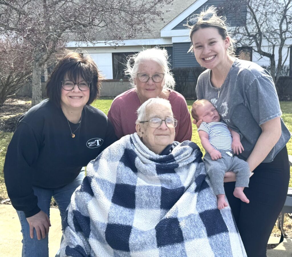 Five generations gather - The Bradford Era