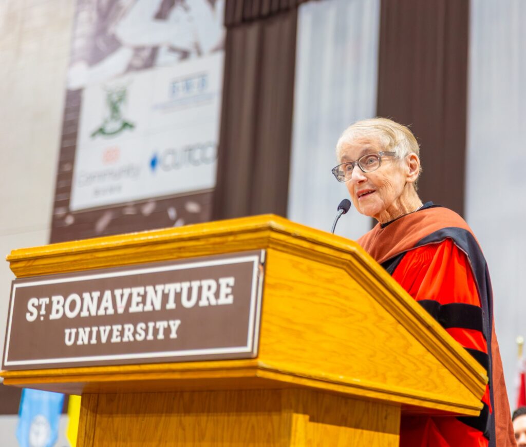 Former president, Seneca icon honored at SBU’s 165th commencement ...