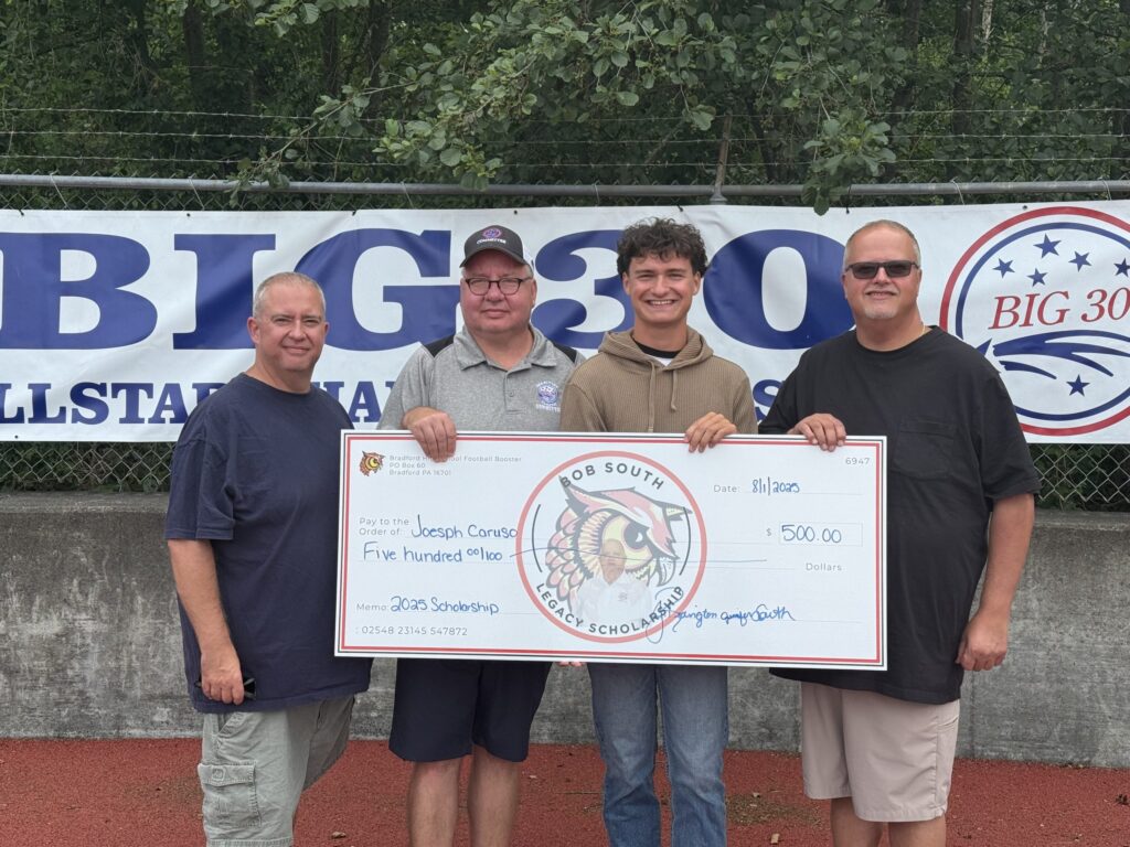 Caruso Named as Bob South Legacy Scholarship Recipient - The Bradford Era