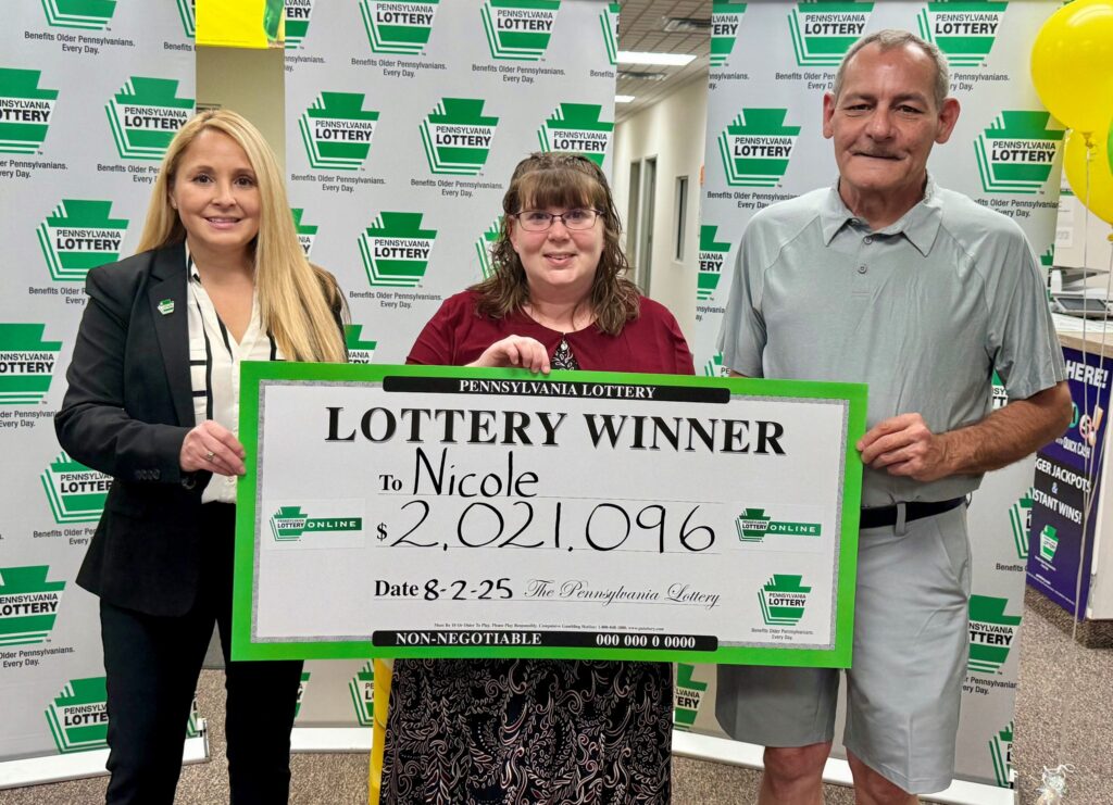 PA Lottery presents check to Warren Co. grandmother - The Bradford Era