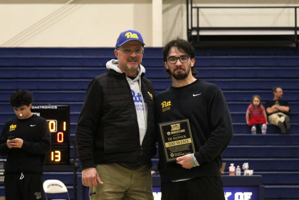 Slovick becomes first Pitt-Bradford wrestler to reach 100 wins - The ...