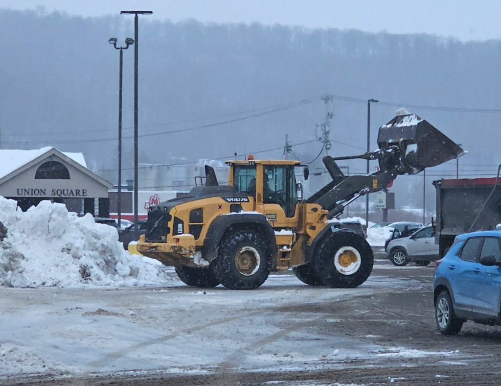 Eagle Scout places flag disposal boxes - The Bradford Era